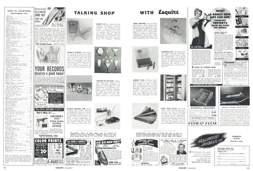 Advertisements | Esquire | SEPTEMBER 1955