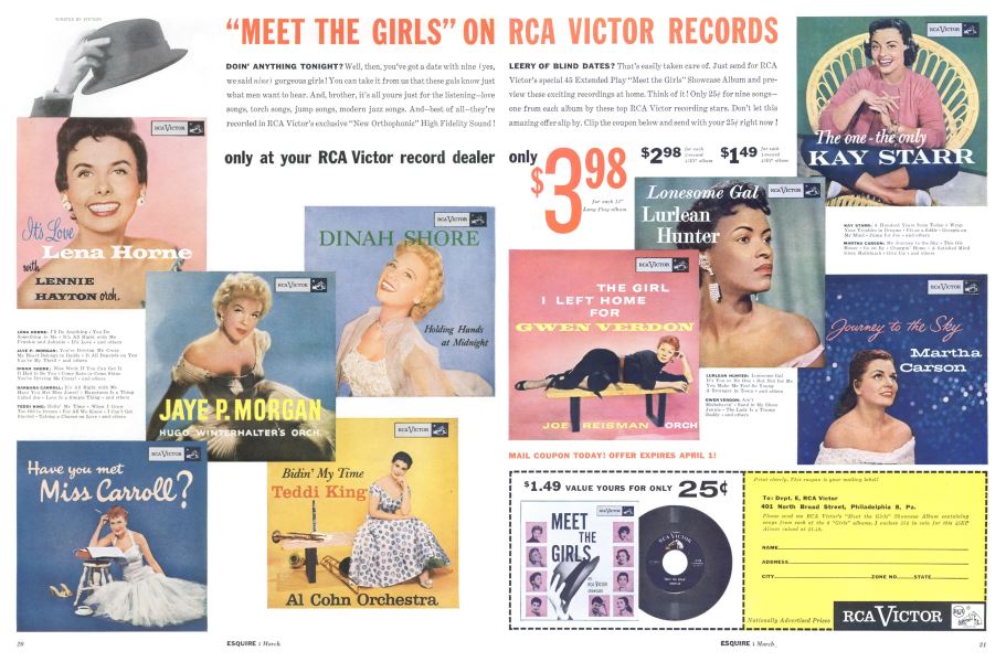 RCA Victor | Esquire | MARCH, 1956