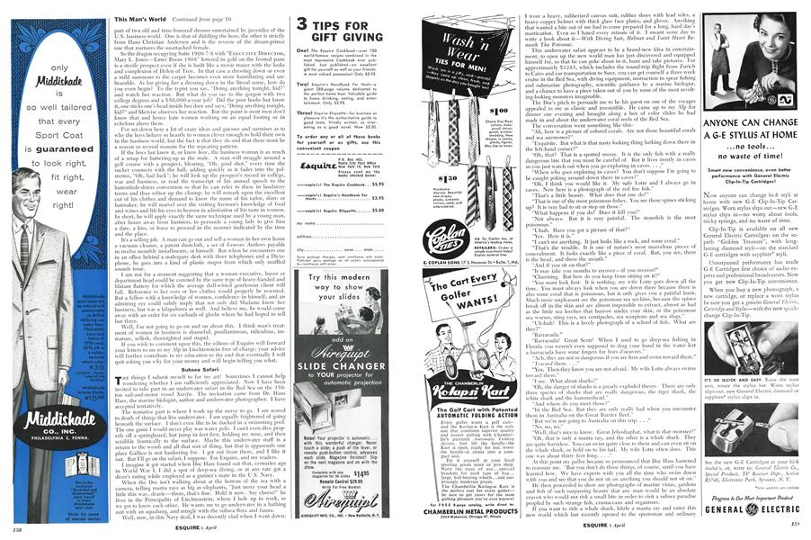 General Electric Co. | Esquire | APRIL, 1956