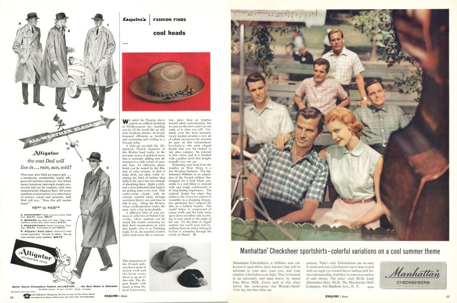The Alligator Company | Esquire | JUNE, 1956