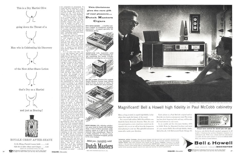 Bell & Howell | Esquire | DECEMBER, 1956