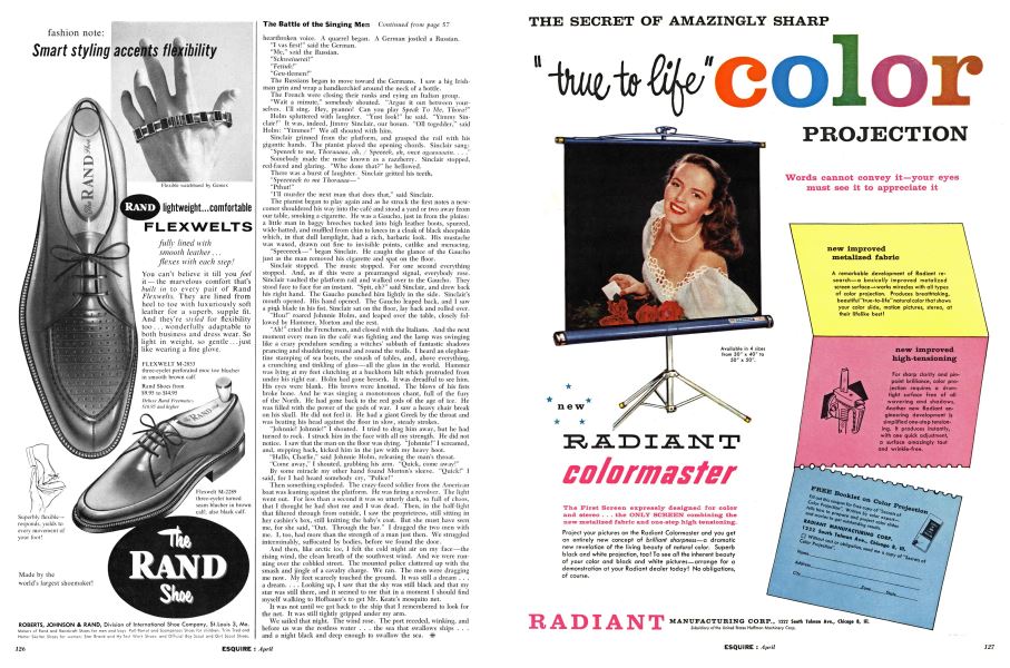 International Shoe Company: The RAND Shoe | Esquire | APRIL, 1957