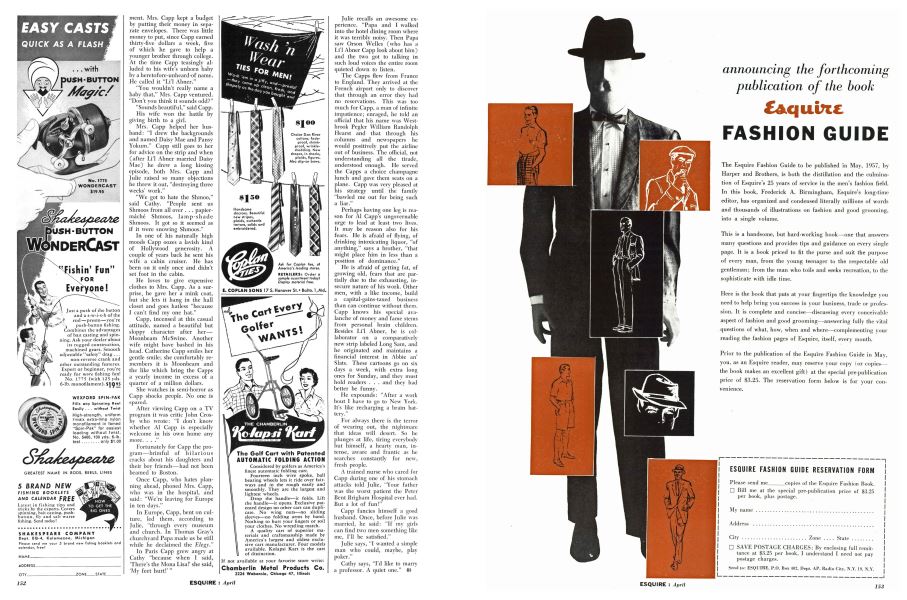 Advertisement: ESQUIRE FASHION GUIDE | Esquire | APRIL, 1957