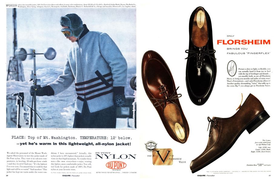 Du Pont | Esquire | NOVEMBER, 1957