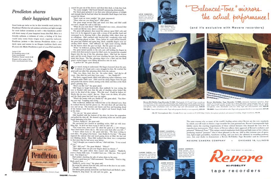 Revere Camera Company | Esquire | NOVEMBER, 1957