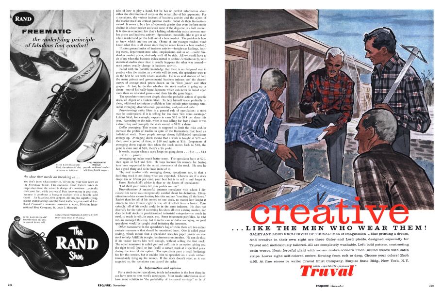International Shoe Company: the Rand Shoe | Esquire | NOVEMBER, 1957
