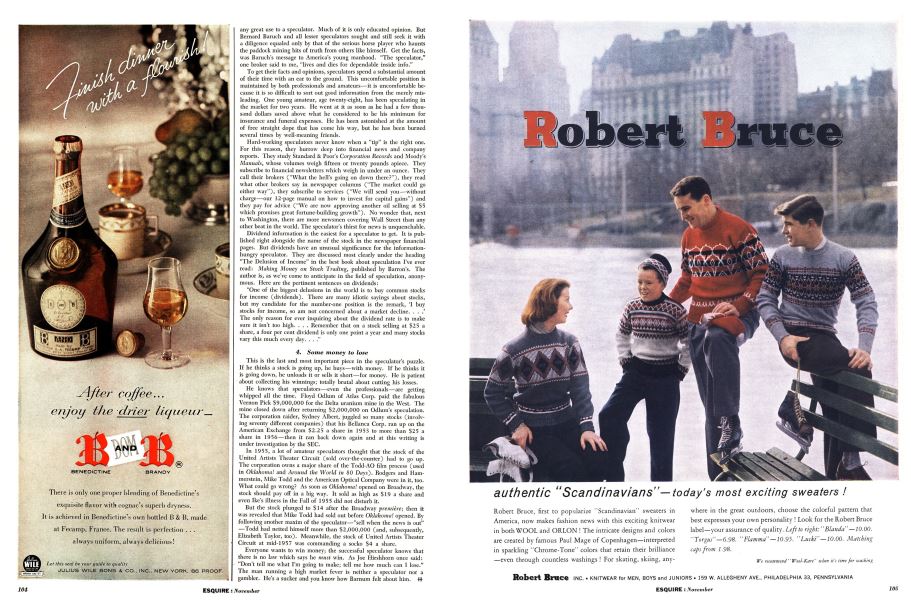 Robert Bruce Inc. | Esquire | NOVEMBER, 1957