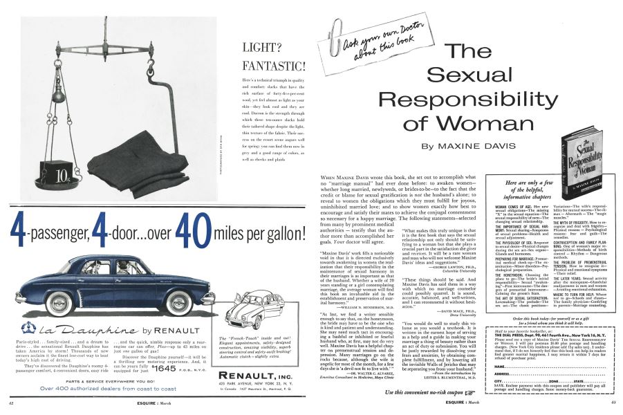 THE DIAL PRESS | Esquire | MARCH, 1958