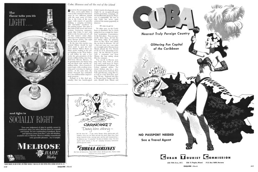 MELROSE DISTILLERS CO.: Melrose | Esquire | MARCH, 1958