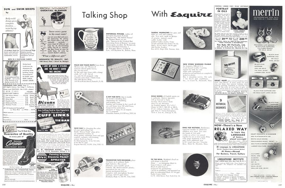 Advertisements | Esquire | MAY, 1958
