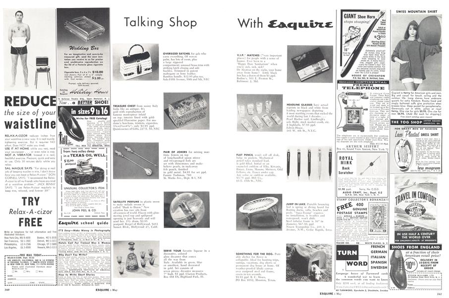 Advertisements | Esquire | MAY, 1958