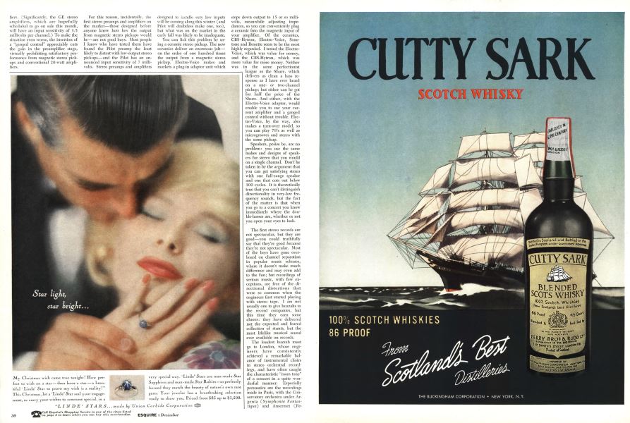 Union Carbide Corporation: 'linde’ Stars. | Esquire | DECEMBER, 1958