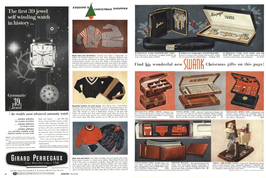Swank | Esquire | DECEMBER, 1958