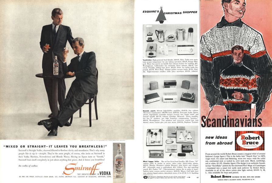 Robert Bruce | Esquire | DECEMBER, 1958