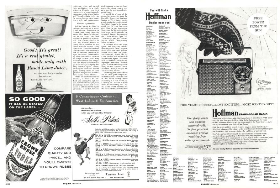 Clipper Line | Esquire | DECEMBER, 1958