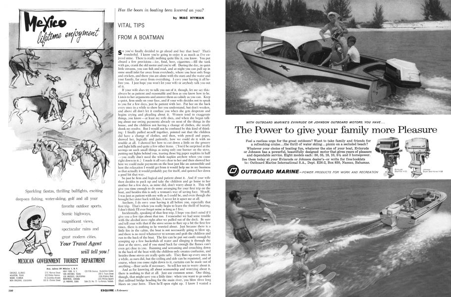 Advertisements | Esquire | FEBRUARY, 1959