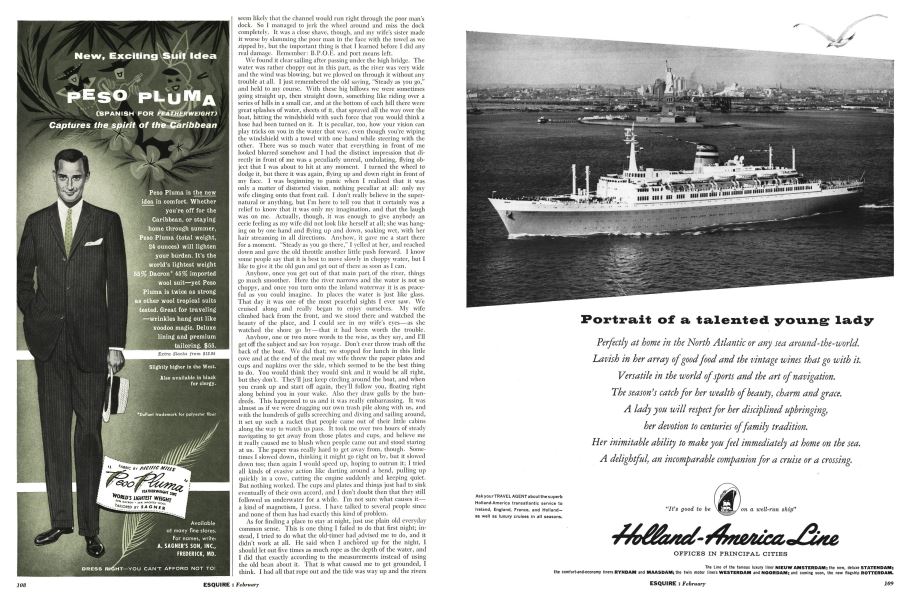 Holland-America Line | Esquire | FEBRUARY, 1959