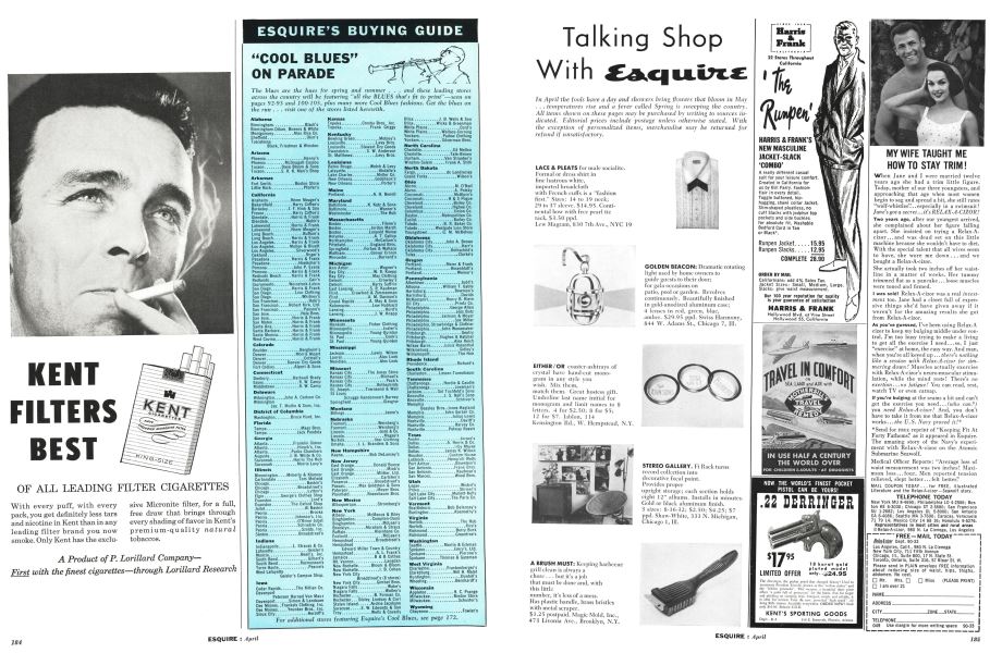 P. Lorillard Company | Esquire | APRIL, 1959