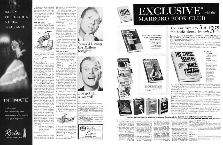 London Records | Esquire | OCTOBER, 1959