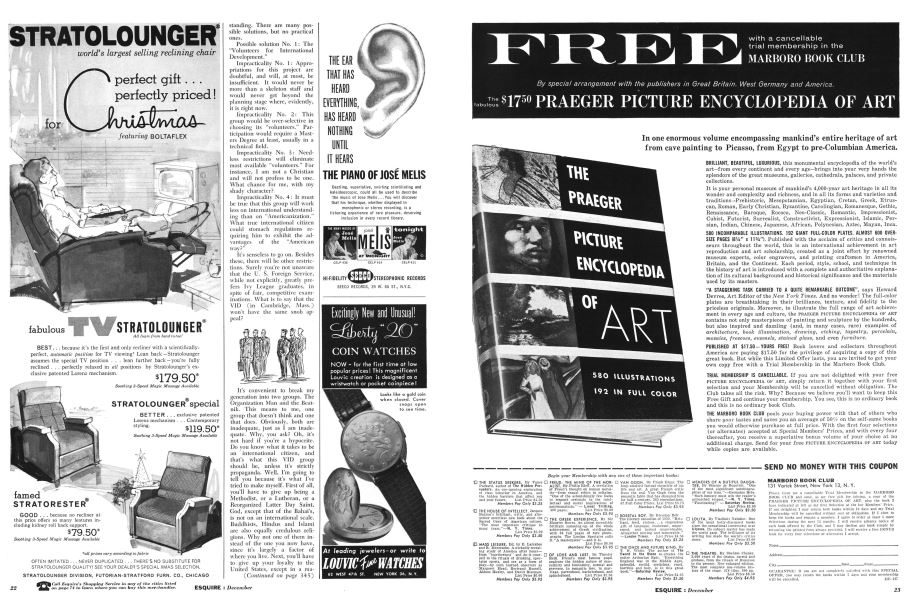 FUTORIAN-STRATFORD FURN. CO. | Esquire | DECEMBER, 1959