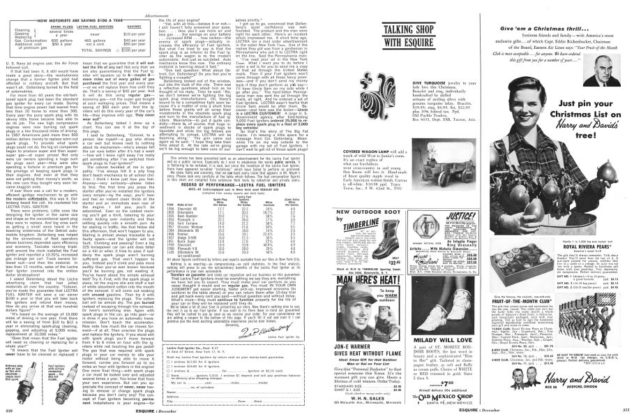Advertisements | Esquire | DECEMBER, 1959