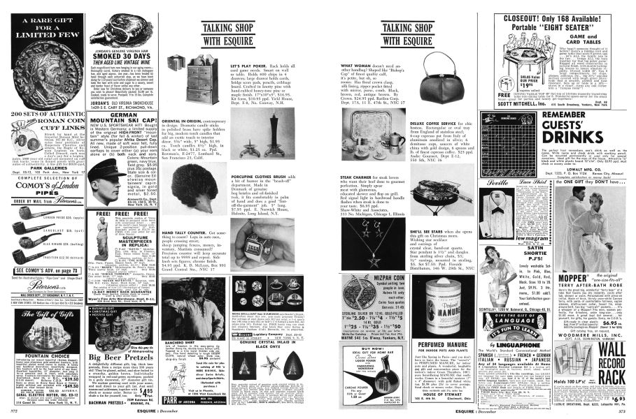Advertisements | Esquire | DECEMBER, 1959