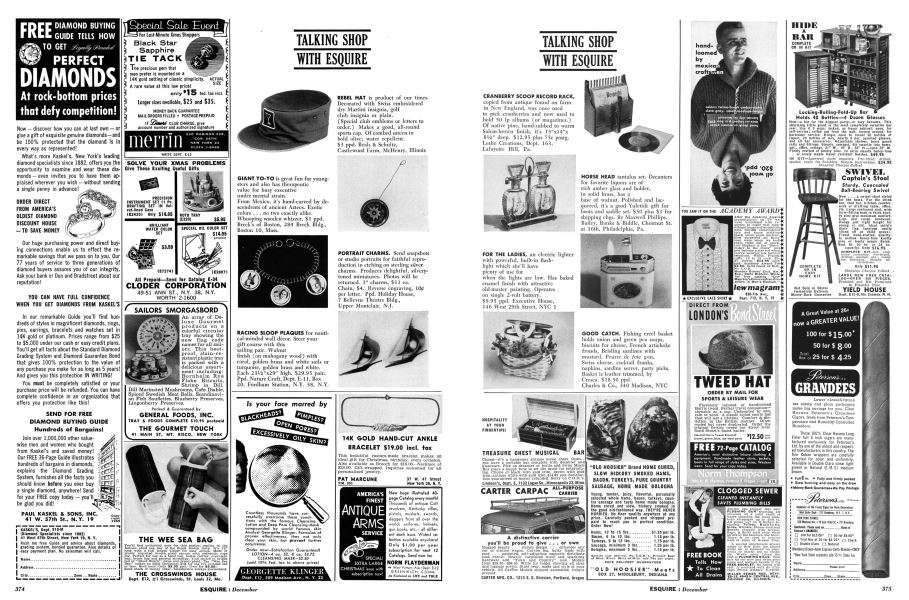 Advertisements | Esquire | DECEMBER, 1959