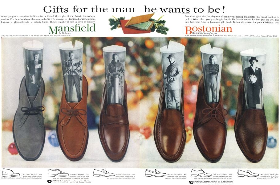 Mansfield Shoes | Esquire | DECEMBER, 1959