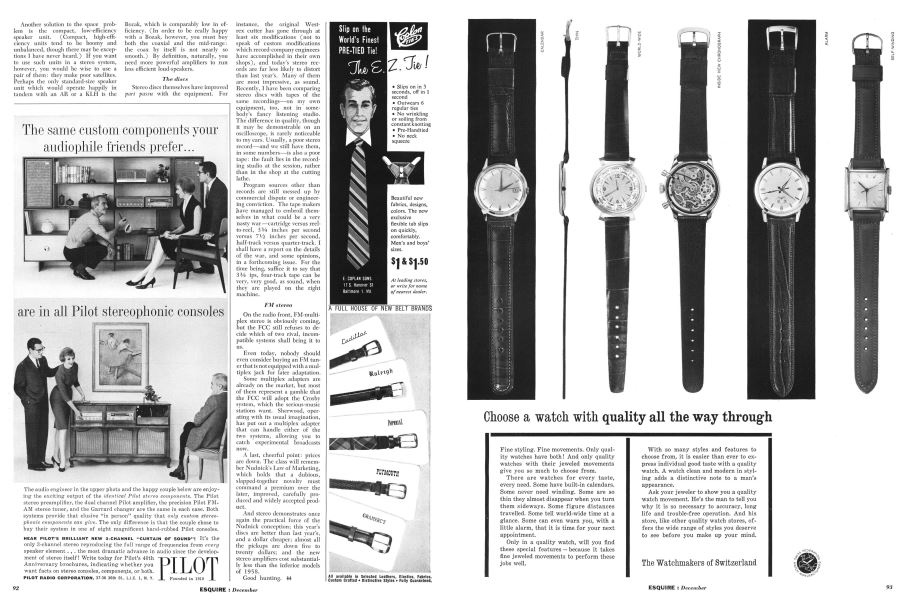 Advertisement | Esquire | DECEMBER, 1959