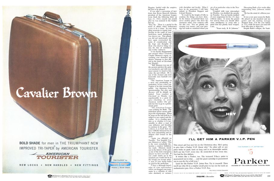 AMERICAN TOURISTER | Esquire | DECEMBER, 1959