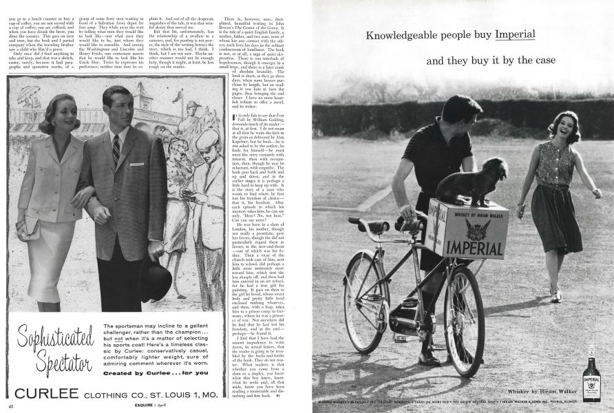 Curlee Clothing Co.: Sophisticated Spectator | Esquire | APRIL, 1960