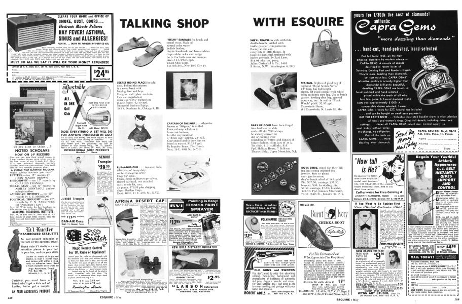 Advertisements | Esquire | MAY, 1960