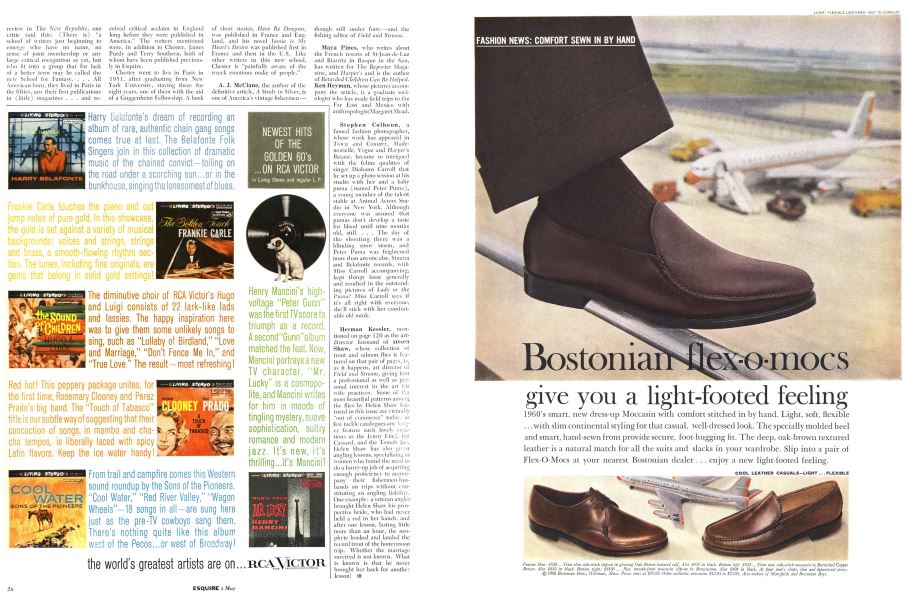 Bostonian Shoes | Esquire | MAY, 1960