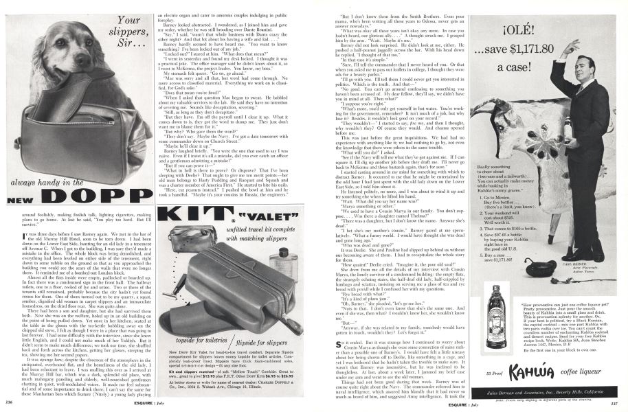 Charles Doppelt & Co., Inc.: Dopp Kit Valet | Esquire | JULY, 1960