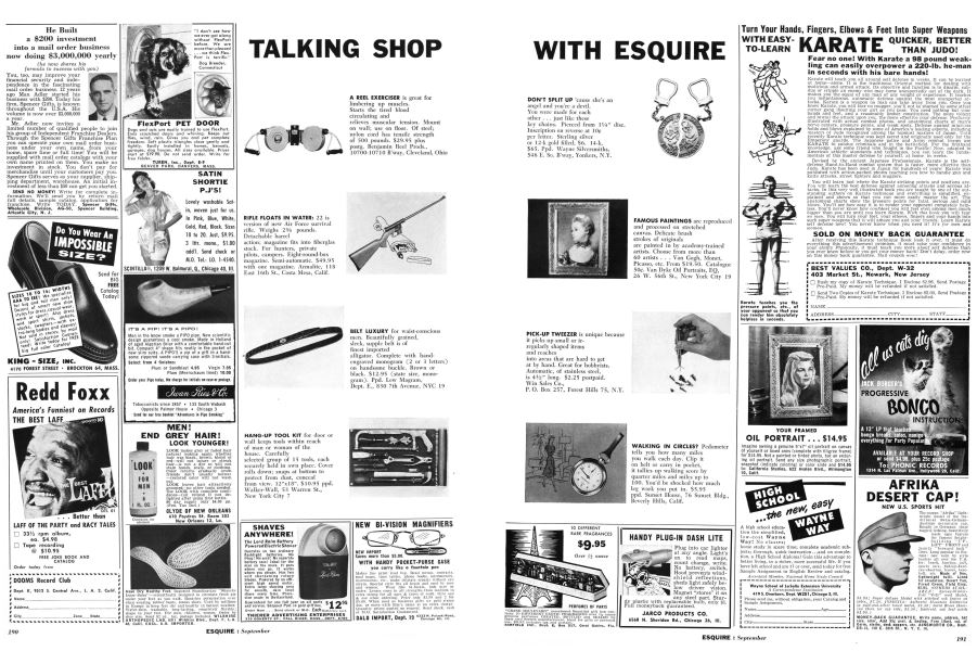 Advertisements | Esquire | SEPTEMBER, 1960