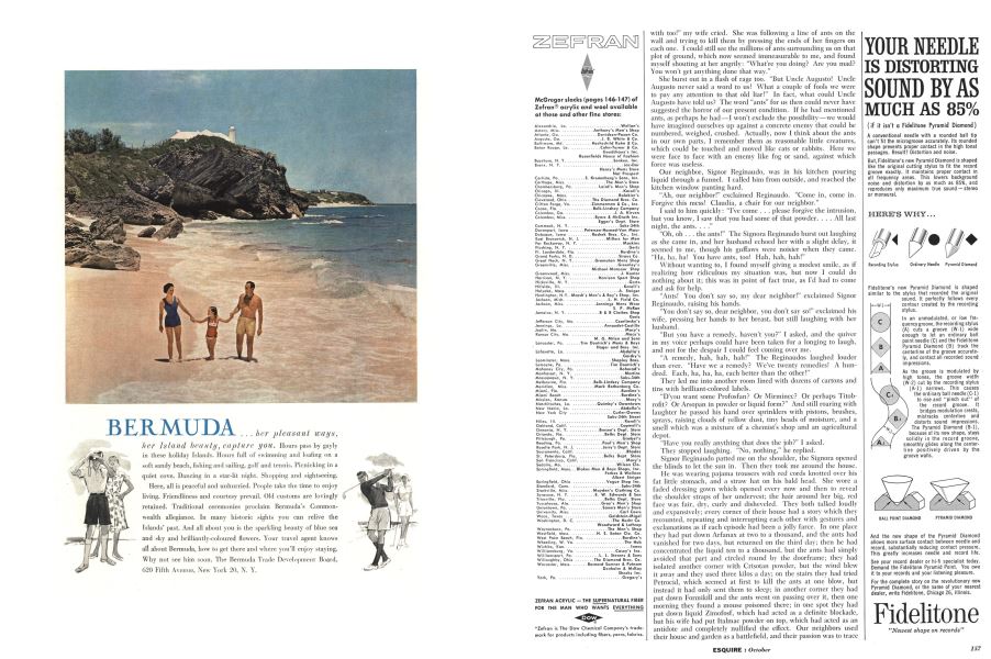 Advertisement: BERMUDA | Esquire | OCTOBER, 1960