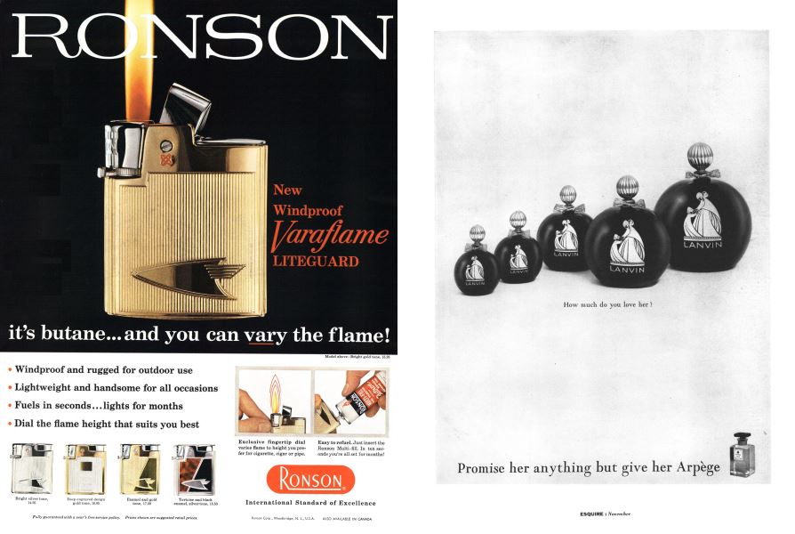 Ronson Corp. | Esquire | NOVEMBER, 1960
