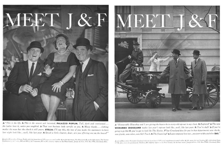 Joseph & Feiss tailors | Esquire | NOVEMBER, 1960