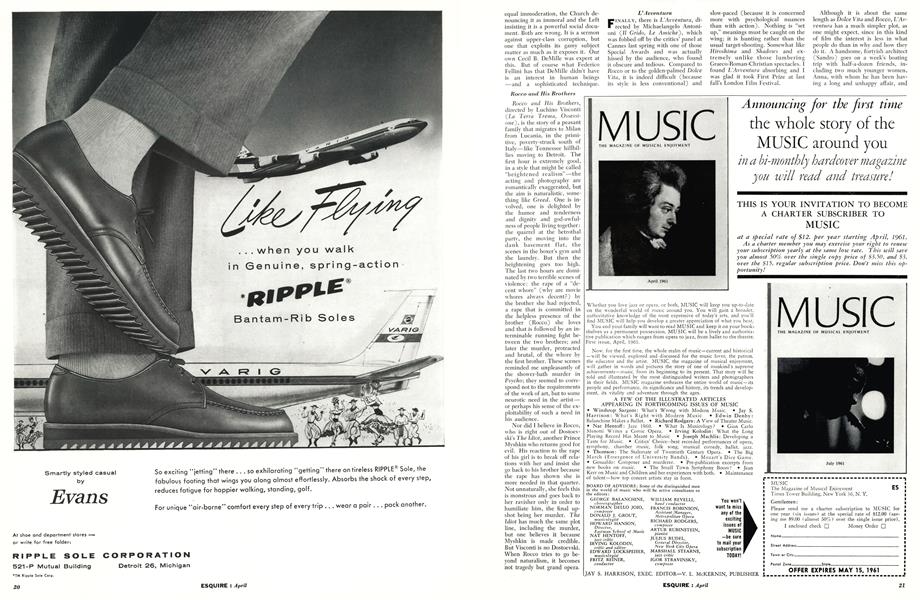 Advertisement: Music | Esquire | APRIL, 1961