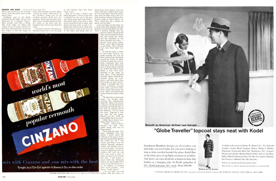 National Distillers Prod. Co.: Cinzano | Esquire | NOVEMBER, 1961