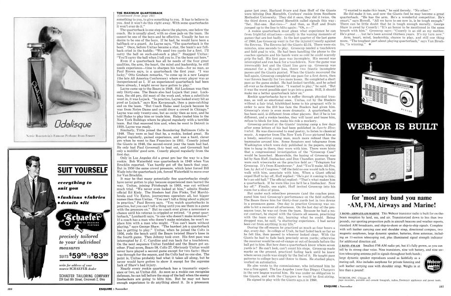 Webcor, Inc. | Esquire | NOVEMBER, 1961