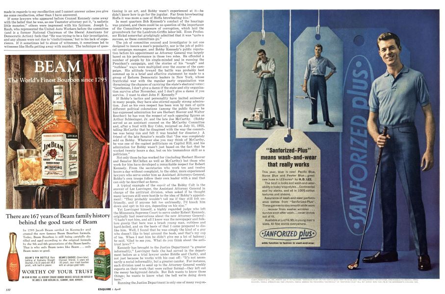 The James B. Beam Distilling Co.: Jim Beam | Esquire | APRIL, 1962