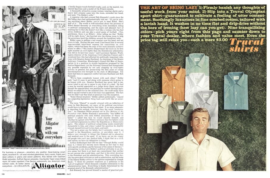 The Alligator Company | Esquire | APRIL, 1962