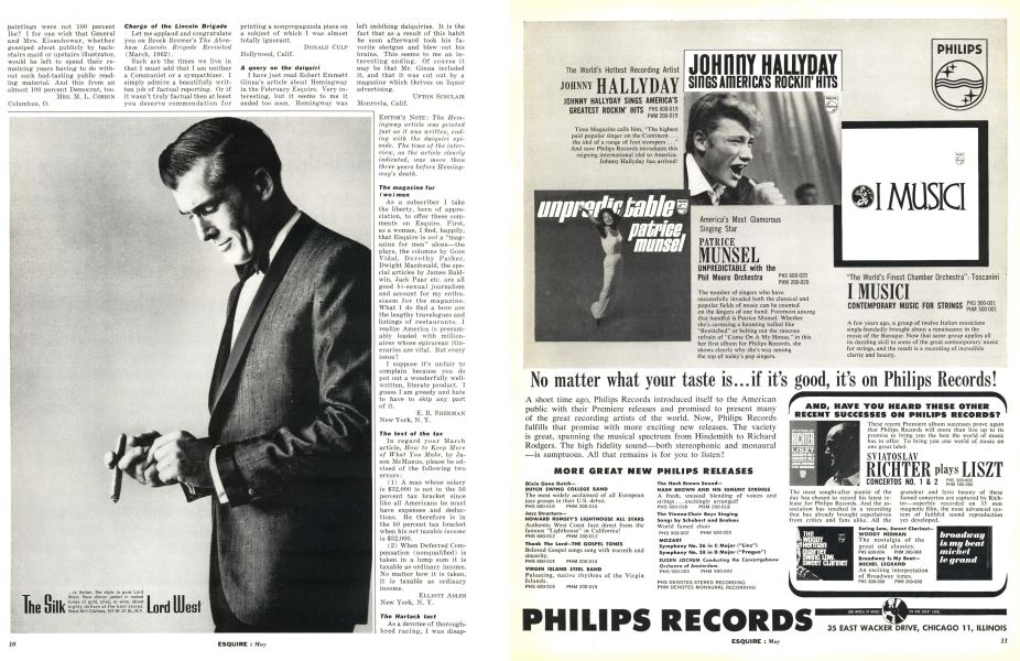 Philips Records | Esquire | MAY, 1962