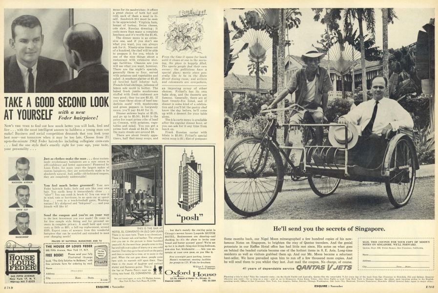 The House of Louis Feder | Esquire | NOVEMBER, 1962