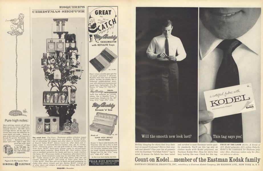 Eastman Kodak Company: Kodel | Esquire | DECEMBER, 1962