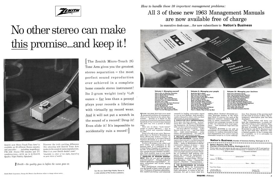 Nation’s Business | Esquire | FEBRUARY, 1963