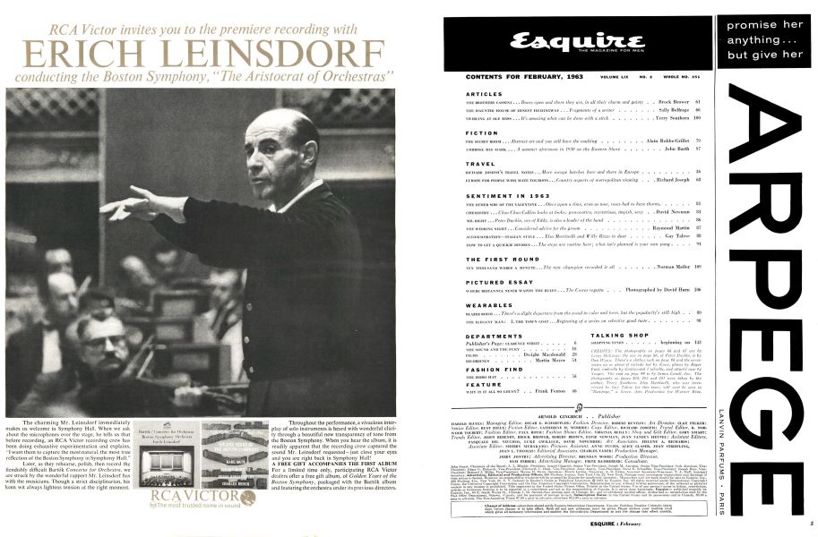 Masthead | Esquire | FEBRUARY, 1963