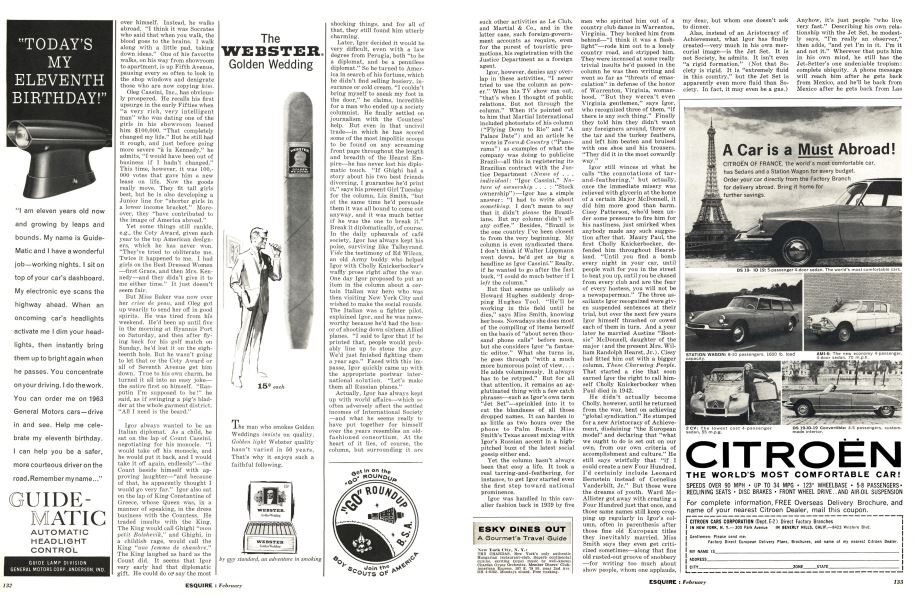 Citroen Cars Corporation | Esquire | FEBRUARY, 1963