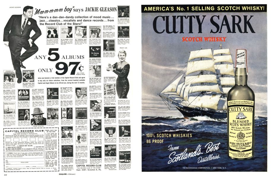 Capitol Record Club | Esquire | FEBRUARY, 1963